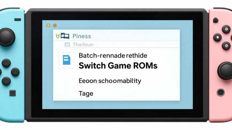 Switch Game ROMs: How to Safely Download, Install, and Play 2026